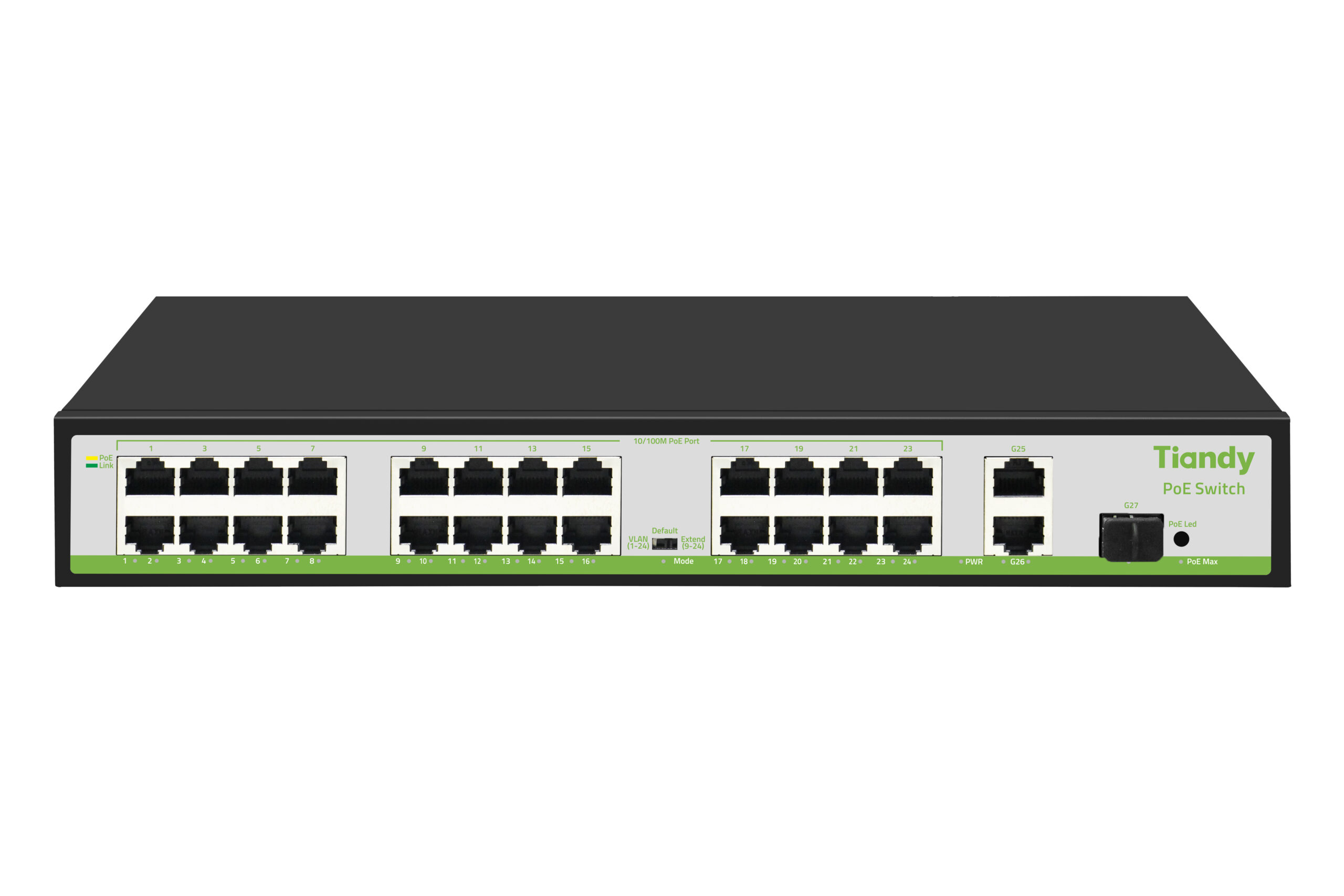 Tiandy 24 Port POE Switch - Gadget Bay